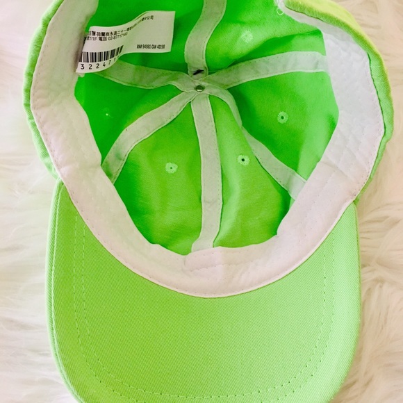 Accessories | New Green Neon Distressed Hat | Poshmark
